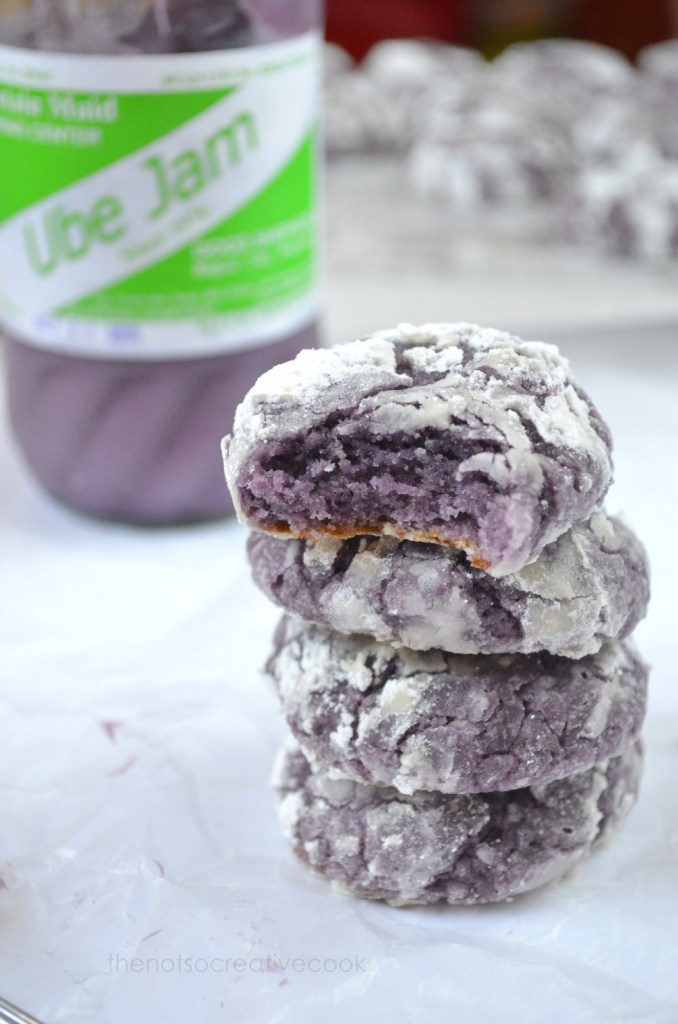 Ube Crinkles - The Not So Creative Cook